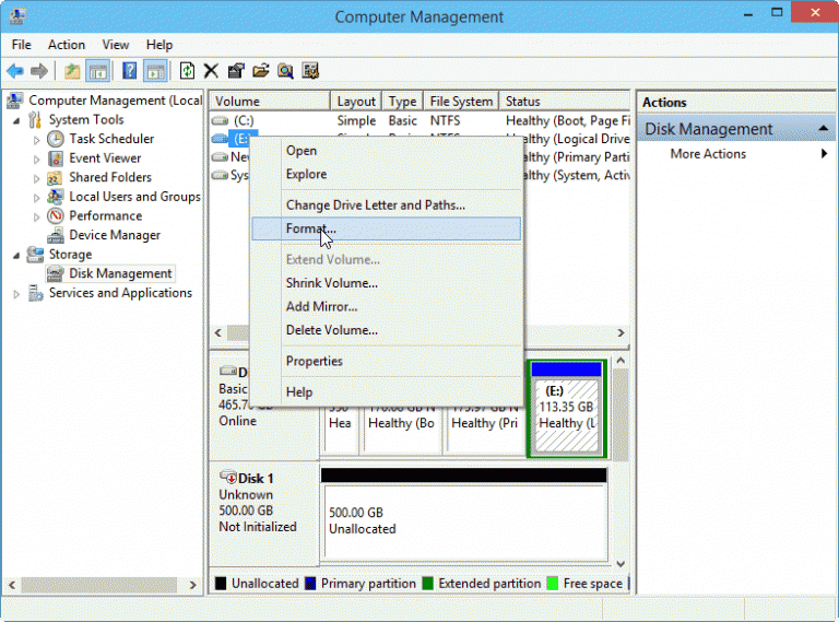 PARTITION HARD DRIVE IN WINDOWS 10 WITH DISK MANAGEMENT